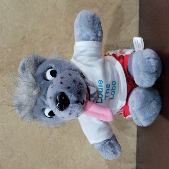 Toys | Vintage 8s University Of New Mexico Louie The Lobo Plush With ...